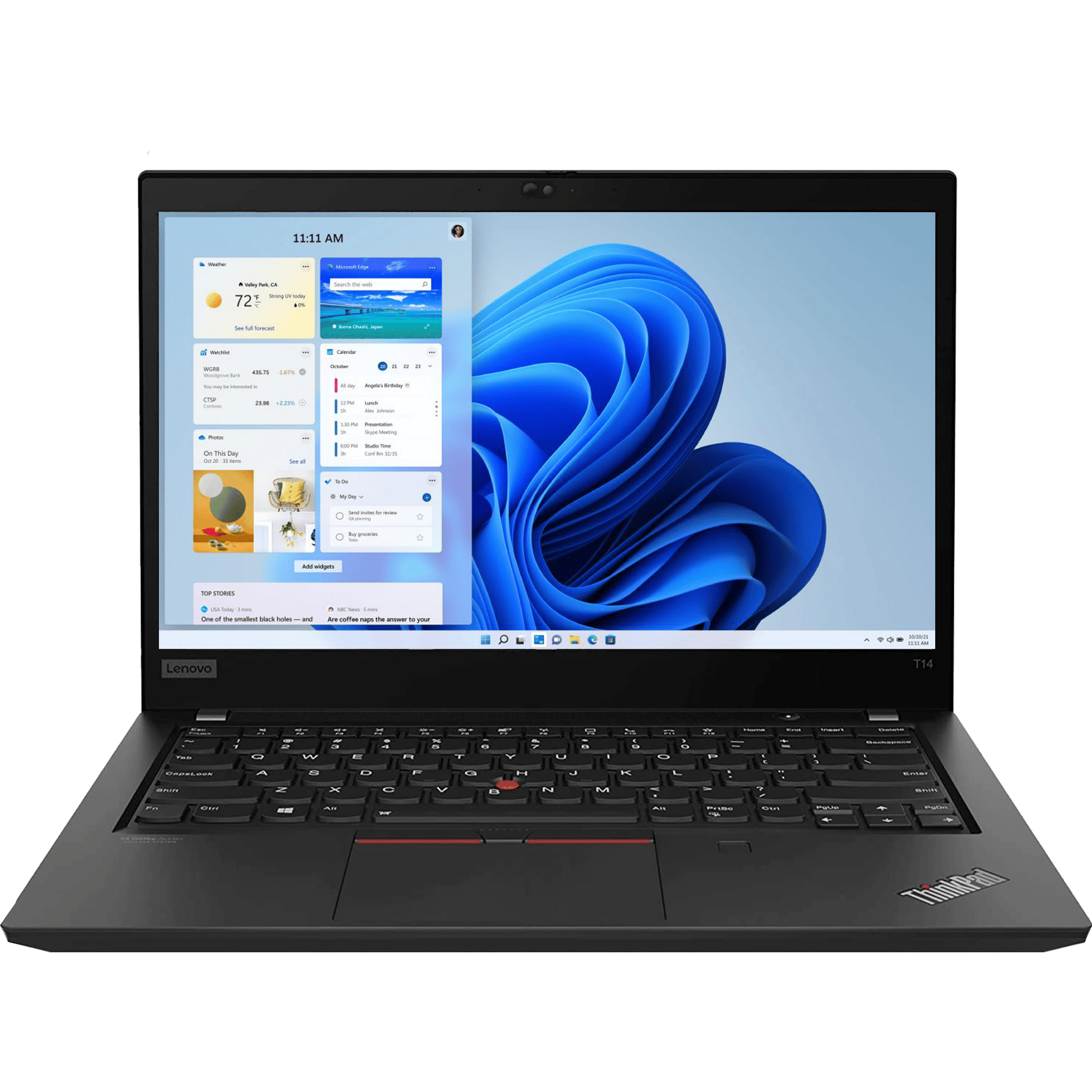 Lenovo ThinkPad T14 Intel i5, 11th Gen Laptop with 16GB Ram + 2 Year W ...