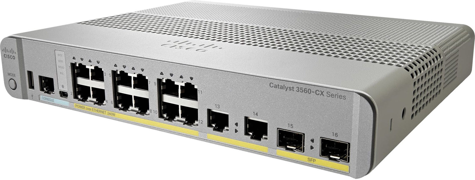 Cisco WS-C3560CX-12PC-S 12 Port Managed Switch (Refurbished) – Asetos ...
